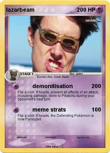 Pokémon lazarbeam 30 30 - demonitisation - My Pokemon Card