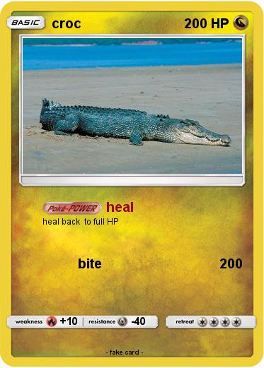 Pokémon croc 206 206 - heal - My Pokemon Card