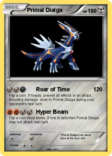 Pokémon Primal Dialga 391 391 - Roar of Time - My Pokemon Card