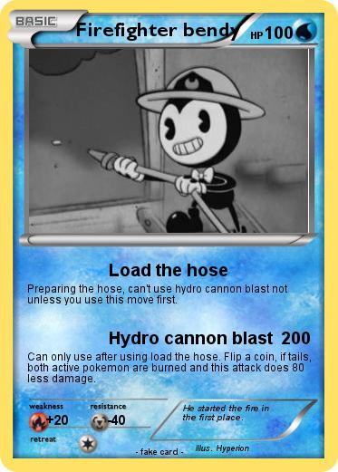 Pokémon Firefighter bendy - Load the hose - My Pokemon Card