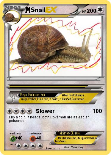 Pokémon Snail 75 75 - Slower - My Pokemon Card