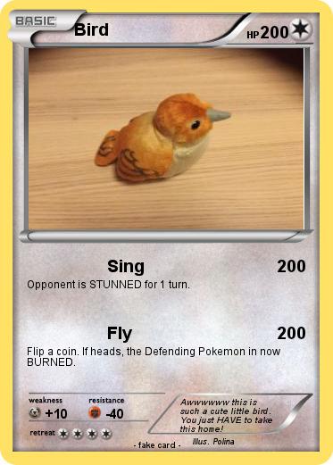 Pokémon Bird 372 372 - Sing - My Pokemon Card