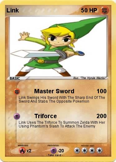 Pokémon Link 4828 4828 - Master Sword - My Pokemon Card