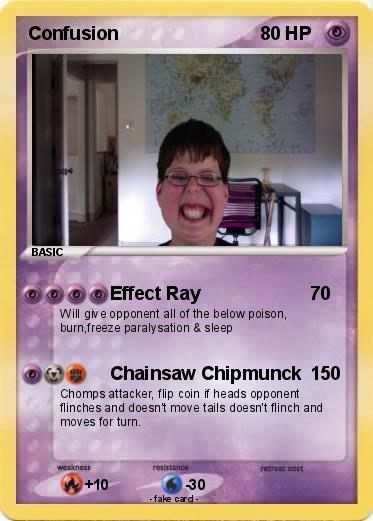 Pokémon Confusion 12 12 - Effect Ray - My Pokemon Card
