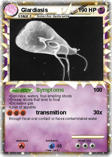Pokémon GIardiasis - Symptoms - My Pokemon Card