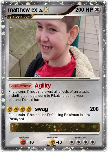 Pokémon matthew ex 13 13 - Agility - My Pokemon Card