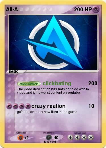 Pokémon Ali A 280 280 - clickbating - My Pokemon Card