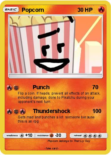 Pokémon Popcorn 123 123 - Punch - My Pokemon Card