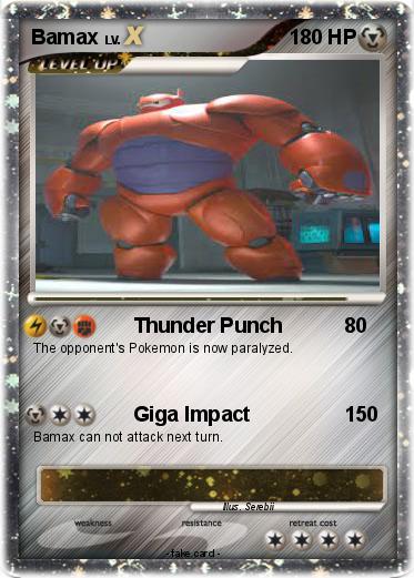 Pokémon Bamax - Thunder Punch - My Pokemon Card