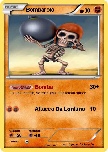 Pokémon Bombarolo 1 1 - Bomba - My Pokemon Card