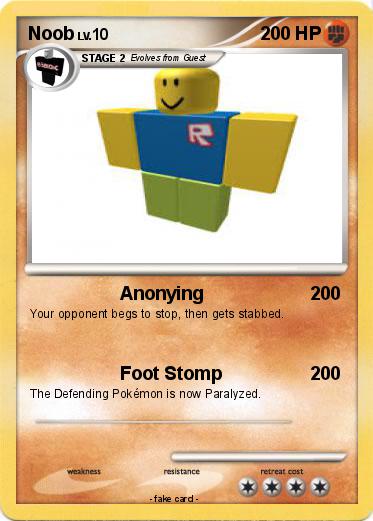 Pokémon Noob 627 627 - Anonying - My Pokemon Card