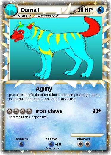 Pokémon Darnall - Agility - My Pokemon Card