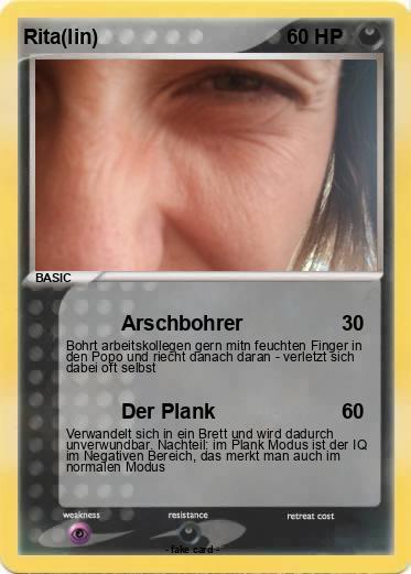 Pokémon Rita lin - Arschbohrer - My Pokemon Card