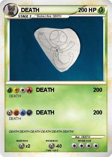 Pokémon DEATH 2652 2652 - DEATH - My Pokemon Card