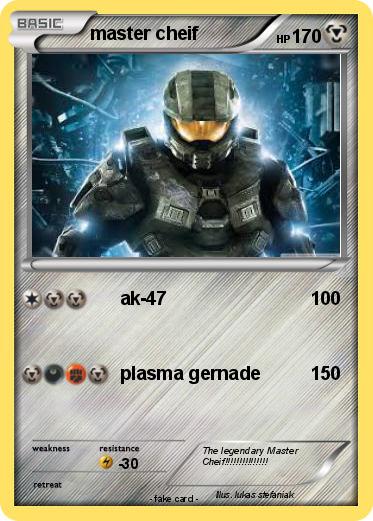 Pokémon master cheif 408 408 - ak-47 - My Pokemon Card