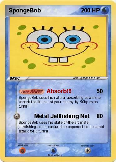 Pokémon SpongeBob 911 911 - Absorb!!! - My Pokemon Card