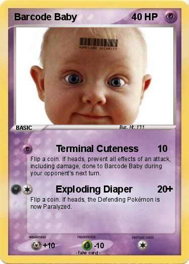 Pokémon Barcode Baby - Terminal Cuteness - My Pokemon Card
