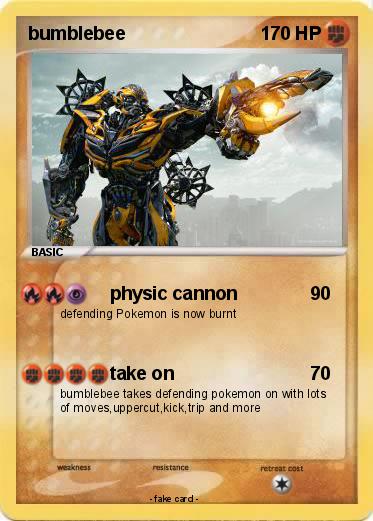 Pokémon bumblebee 315 315 - physic cannon - My Pokemon Card