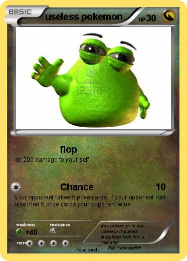 Pokémon useless pokemon 2 2 - flop - My Pokemon Card