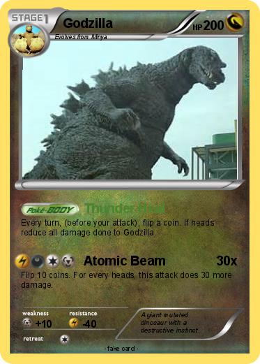 Pokémon Godzilla 2038 2038 - Thunder Heal - My Pokemon Card