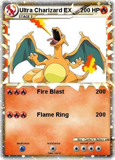 Pokémon Ultra Charizard EX 2 2 - Fire Blast - My Pokemon Card