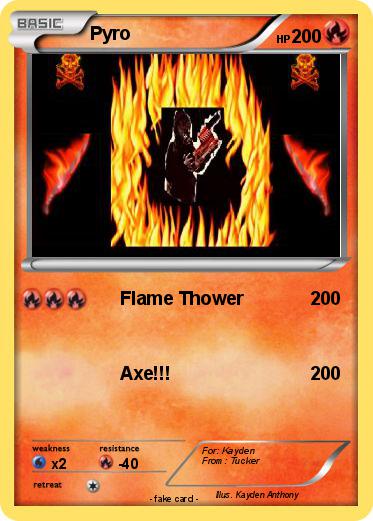 Pokémon Pyro 312 312 - Flame Thower - My Pokemon Card
