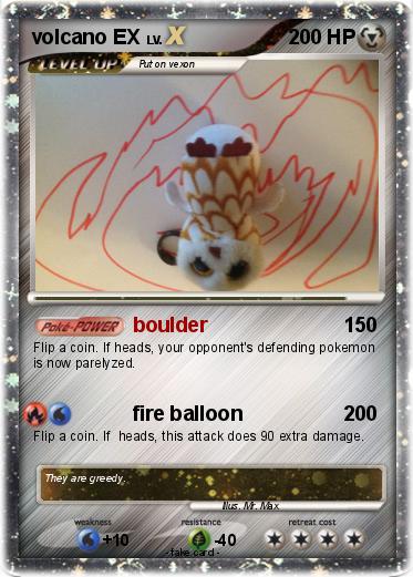 Pokémon volcano EX 4 4 - boulder - My Pokemon Card