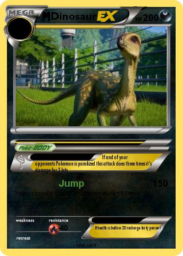Pokémon Dinosaur 176 176 - Jump - My Pokemon Card