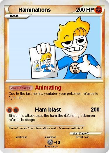 Pokémon Haminations - Animating - My Pokemon Card
