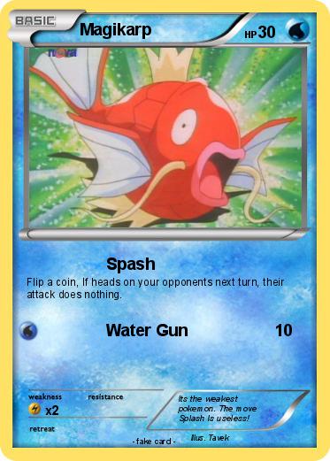 Pokémon Magikarp 1000 1000 - Spash - My Pokemon Card
