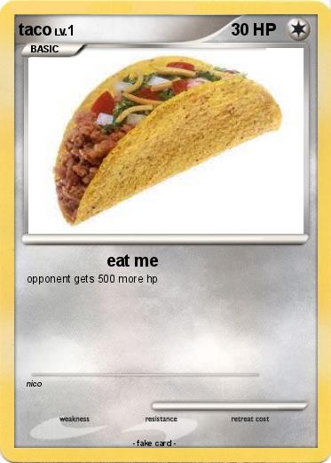Pokémon taco 725 725 - eat me - My Pokemon Card