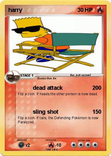 Pokémon harry 2895 2895 - dead attack - My Pokemon Card