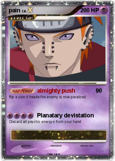 Pokémon pain 318 318 - almighty push - My Pokemon Card