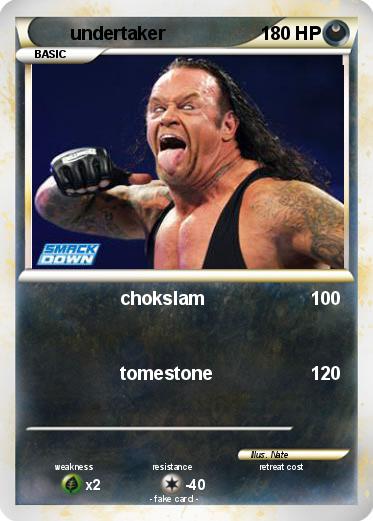 Pokémon undertaker 883 883 - chokslam - My Pokemon Card