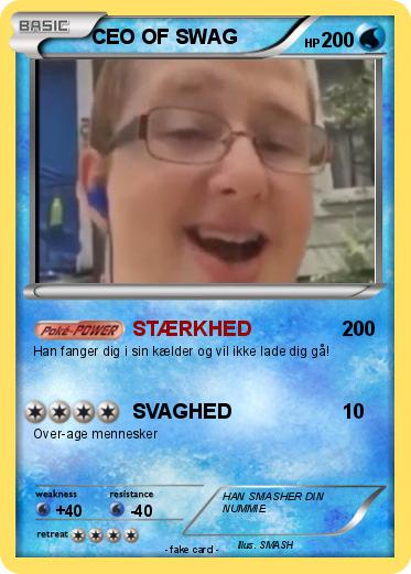 Pokémon CEO OF SWAG - STÆRKHED - My Pokemon Card