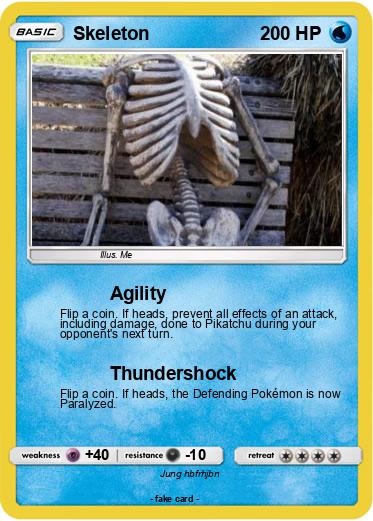 Pokémon Skeleton 821 821 - Agility - My Pokemon Card
