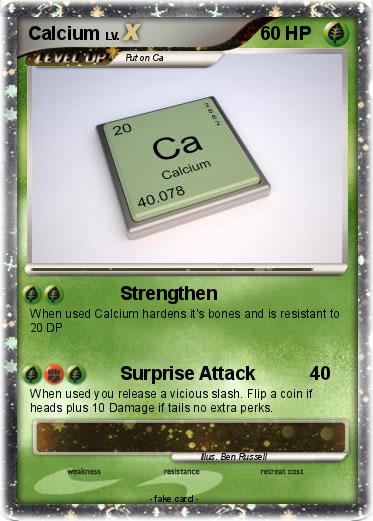 Pokémon Calcium 3 3 - Strengthen - My Pokemon Card