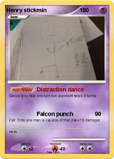Pokémon Henry stickmin 85 85 - Distraction dance - My Pokemon Card