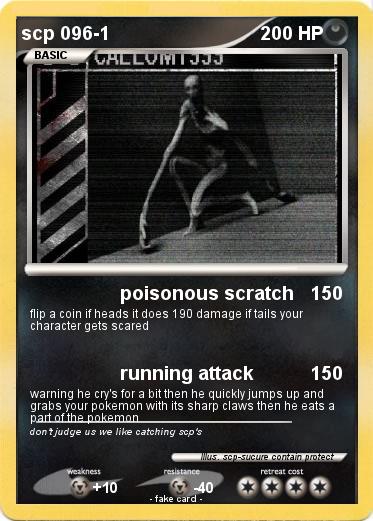 Pokémon scp 096 1 2 2 - poisonous scratch - My Pokemon Card