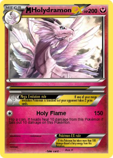 Pokémon Holydramon 3 3 - Holy Flame - My Pokemon Card