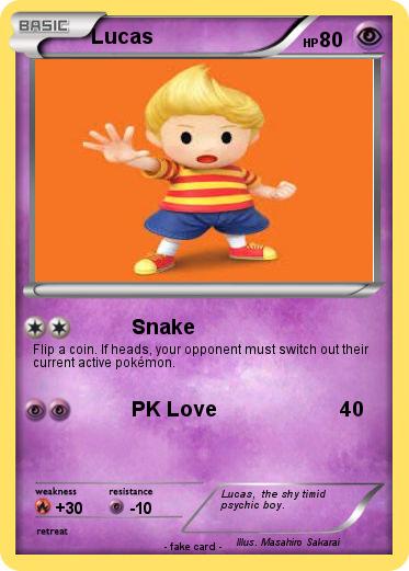 Pokémon Lucas 1514 1514 - Snake - My Pokemon Card