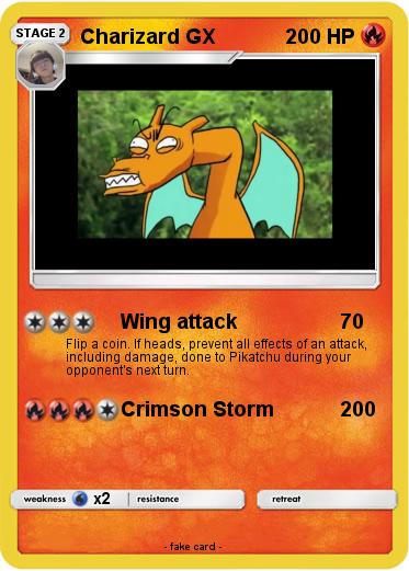 Pokémon Charizard GX 33 33 - Wing attack - My Pokemon Card