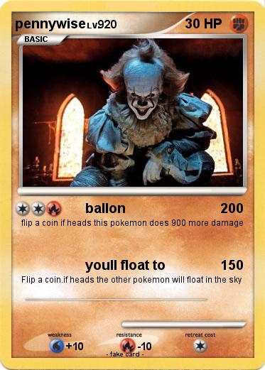 Pokémon pennywise 79 79 - ballon - My Pokemon Card