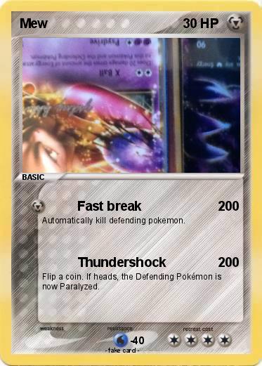 Pokémon Mew 5397 5397 - Fast break - My Pokemon Card