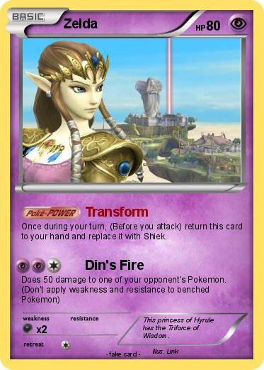 Pokémon Zelda 572 572 - Transform - My Pokemon Card