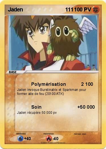 Pokémon Jaden 111 111 - Polymérisation 2 100 - Ma carte Pokémon