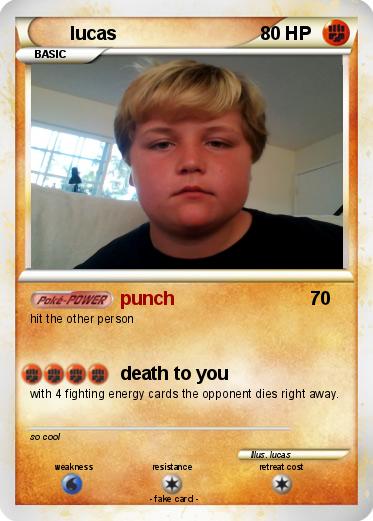 Pokémon lucas 1320 1320 - punch - My Pokemon Card