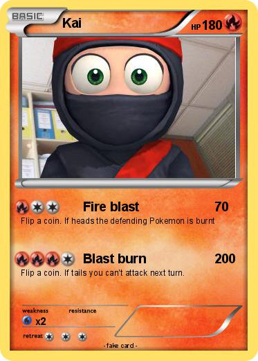 Pokémon Kai 1014 1014 - Fire blast - My Pokemon Card