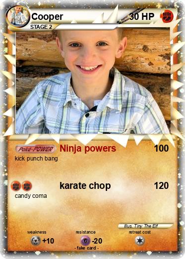Pokémon Cooper 324 324 - Ninja powers - My Pokemon Card