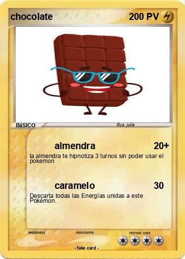 Pokémon chocolate 406 406 - almendra - Mi carta pokémon